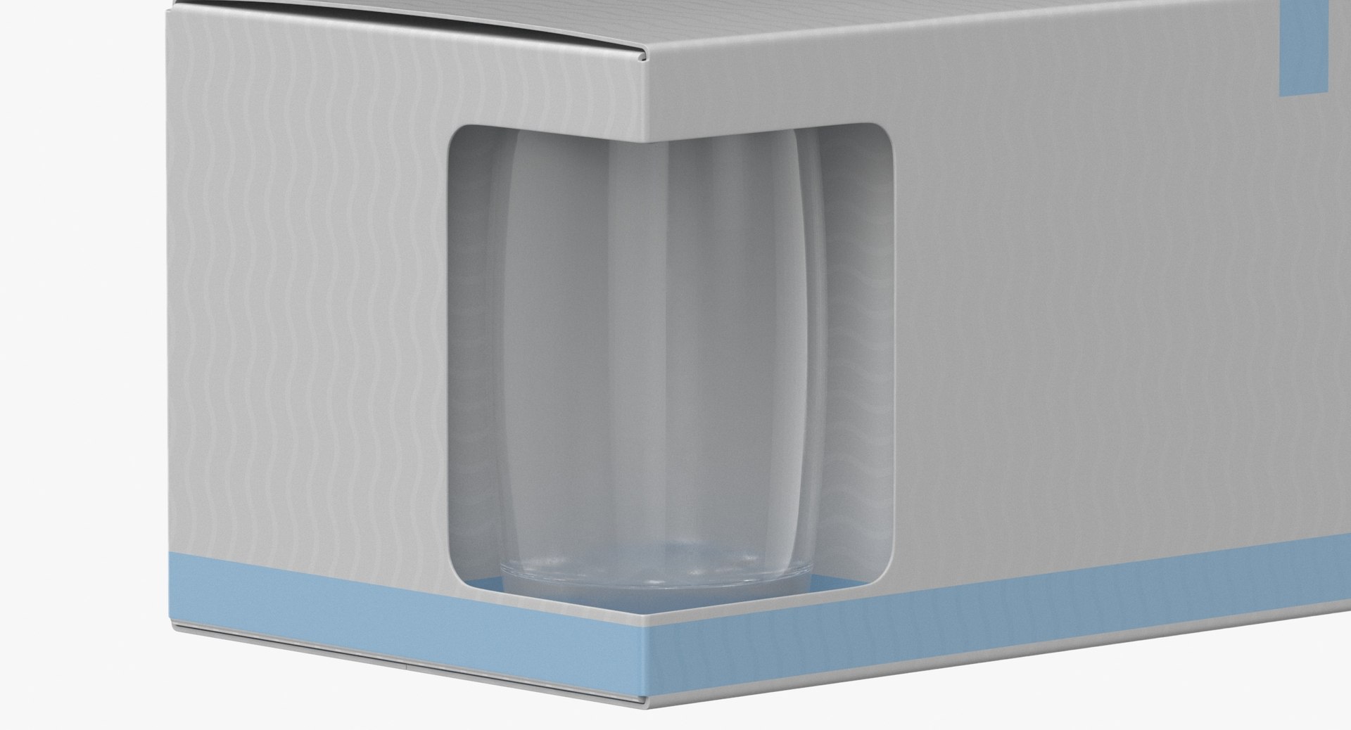 3D Glassware Long Standard Blank and Generic Box - TurboSquid 2133719