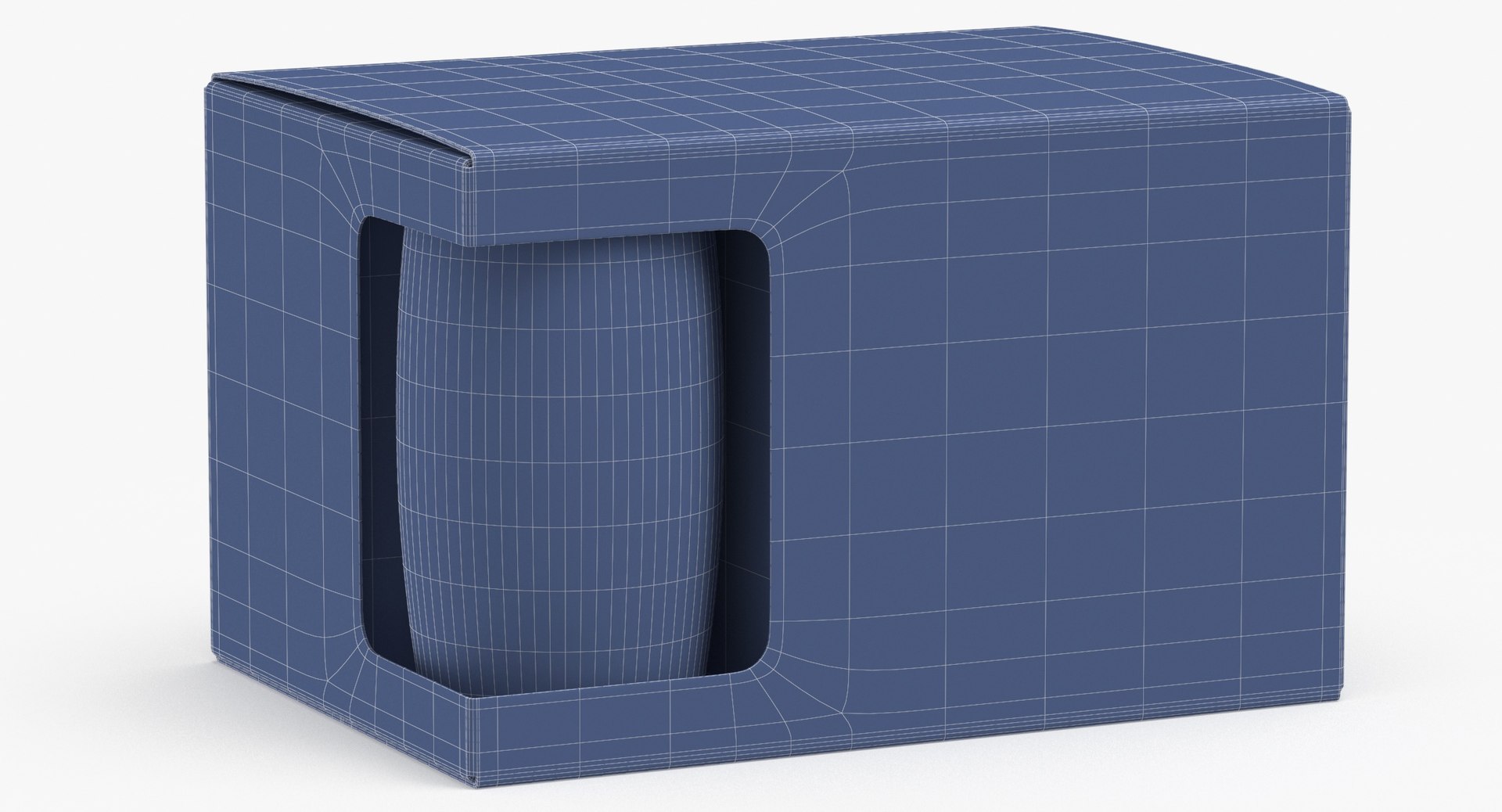 3D Glassware Long Standard Blank and Generic Box - TurboSquid 2133719