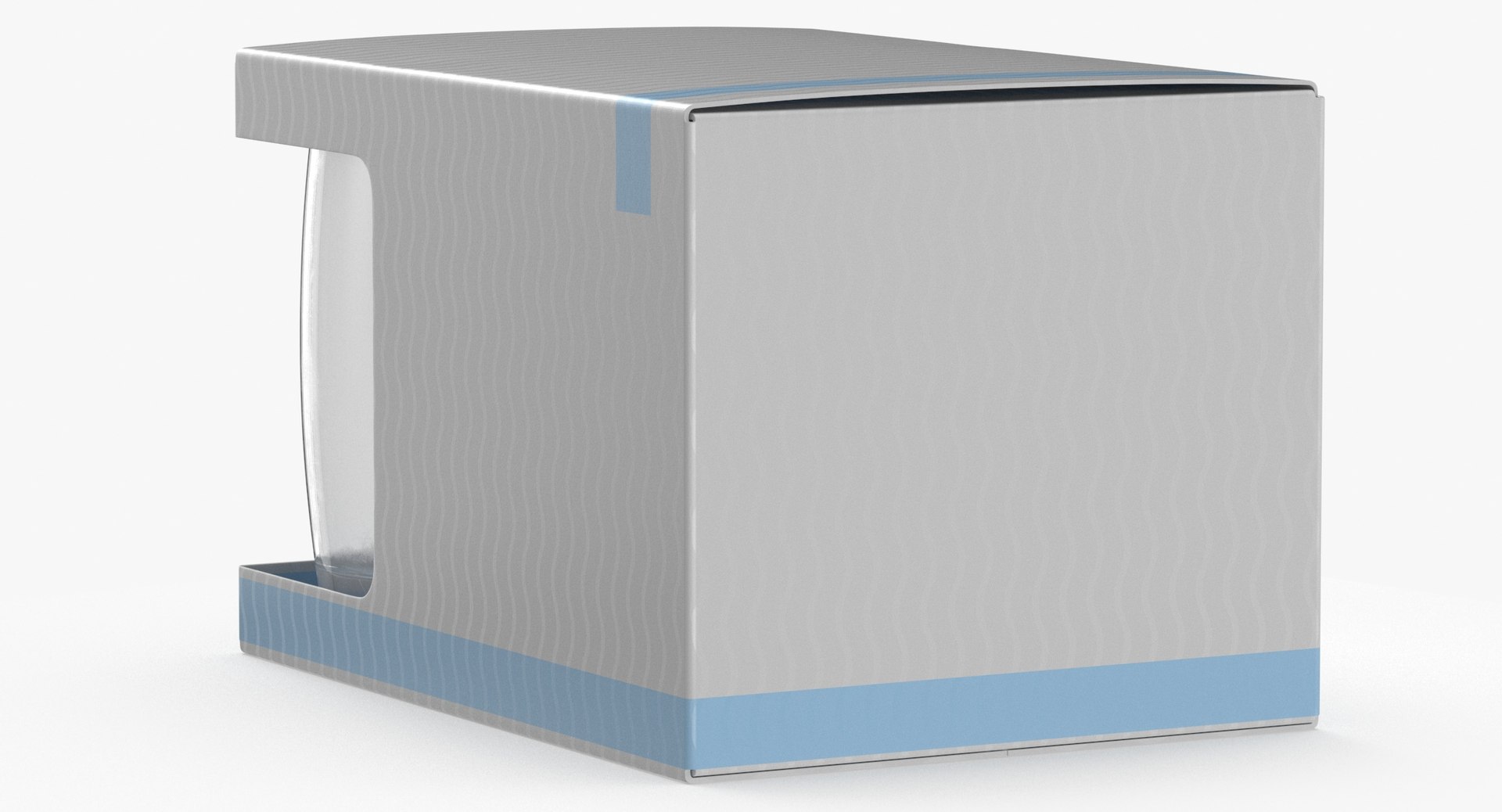 3D Glassware Long Standard Blank and Generic Box - TurboSquid 2133719