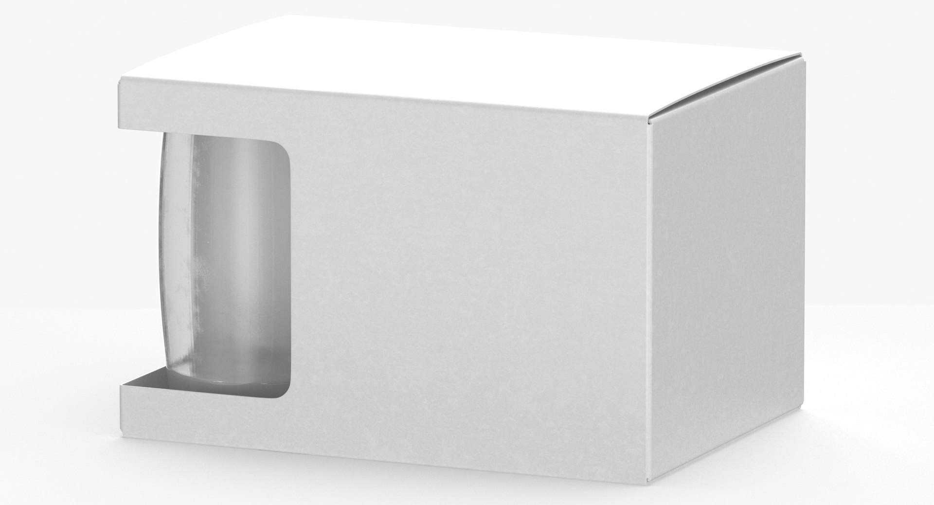 3D Glassware Long Standard Blank and Generic Box - TurboSquid 2133719