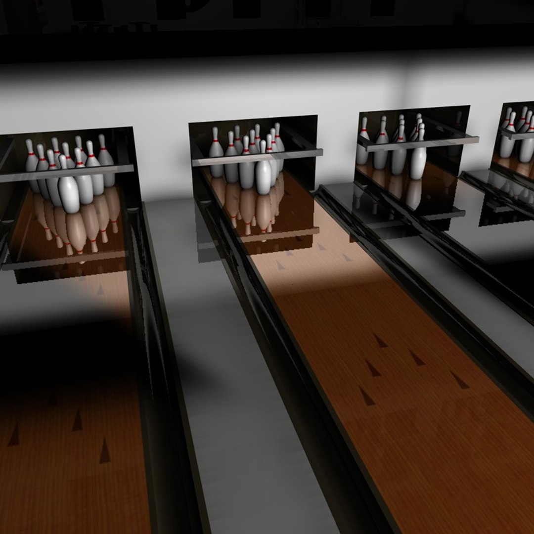 3d Bowling Alley Model