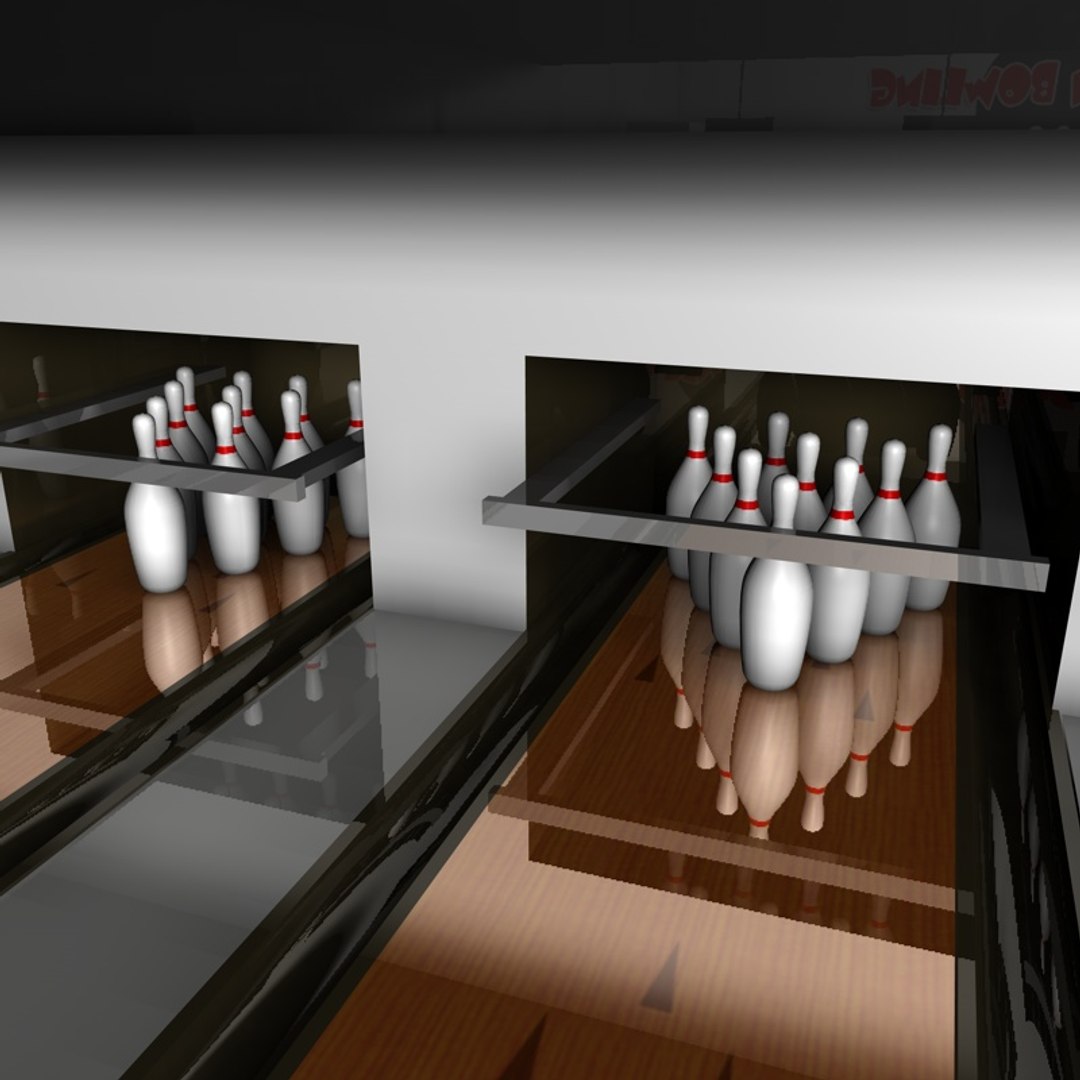3d Bowling Alley Model