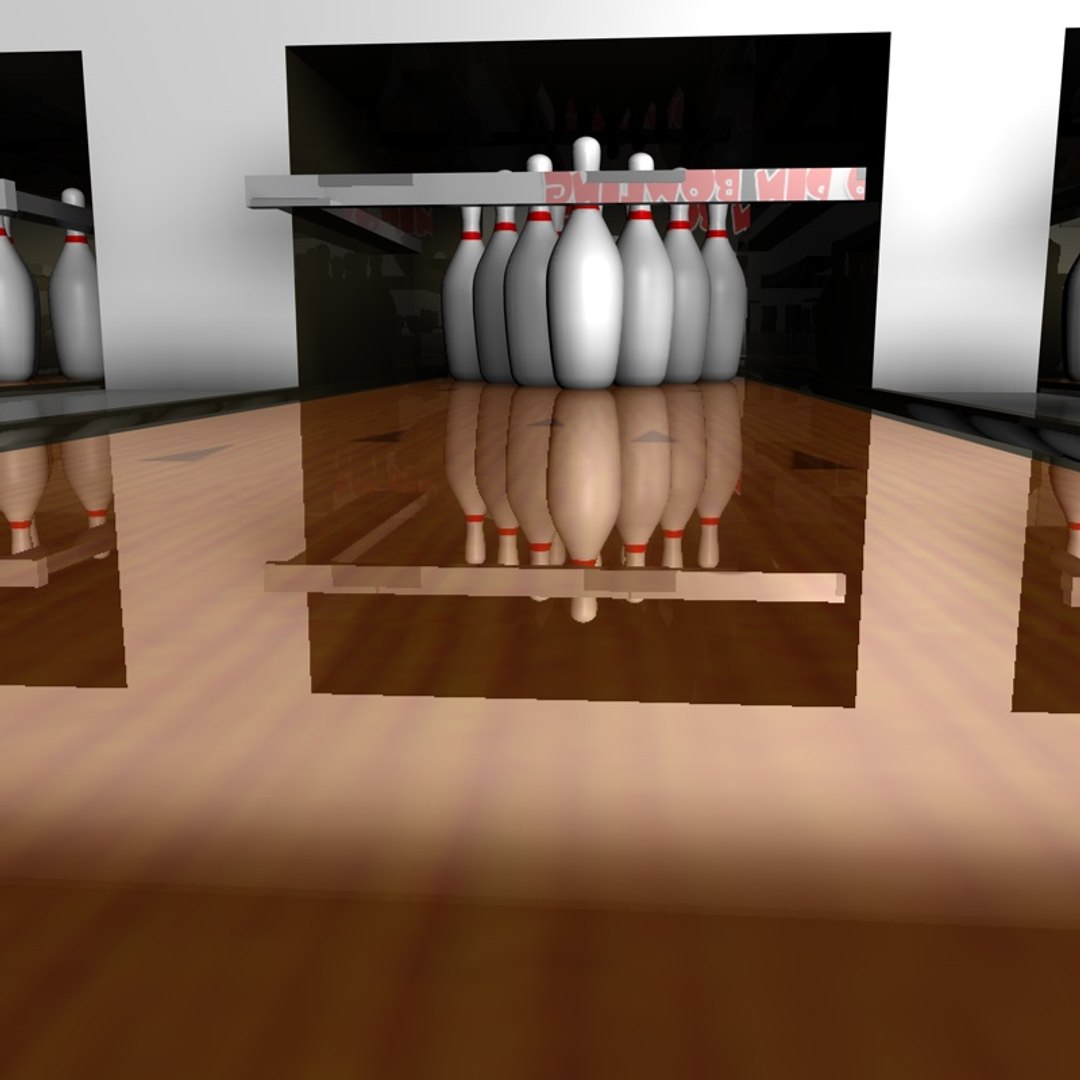 3d Bowling Alley Model