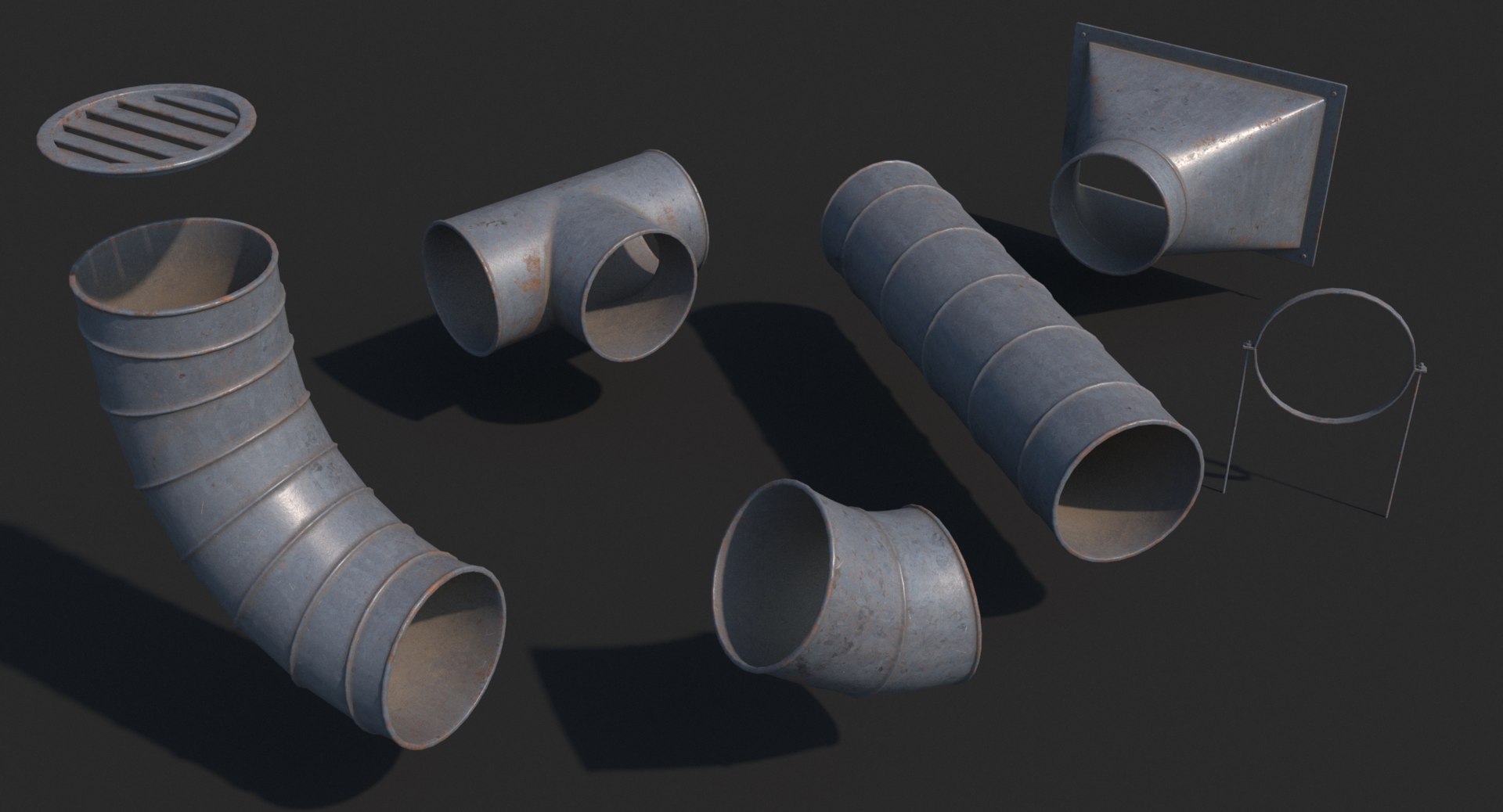 Air Duct 3D Model - TurboSquid 1400614