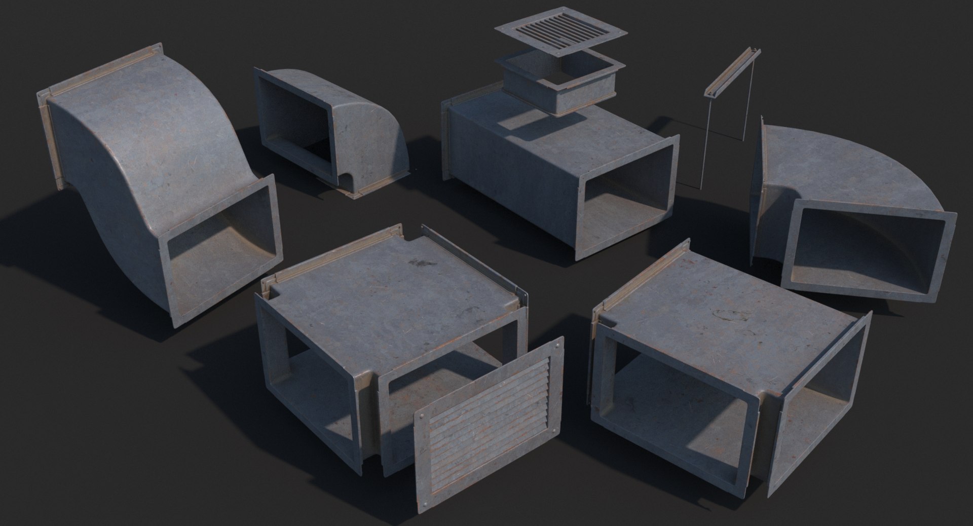 Air Duct 3D Model - TurboSquid 1400614