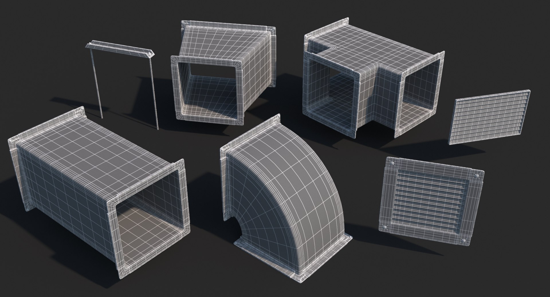 Air Duct 3D Model - TurboSquid 1400614