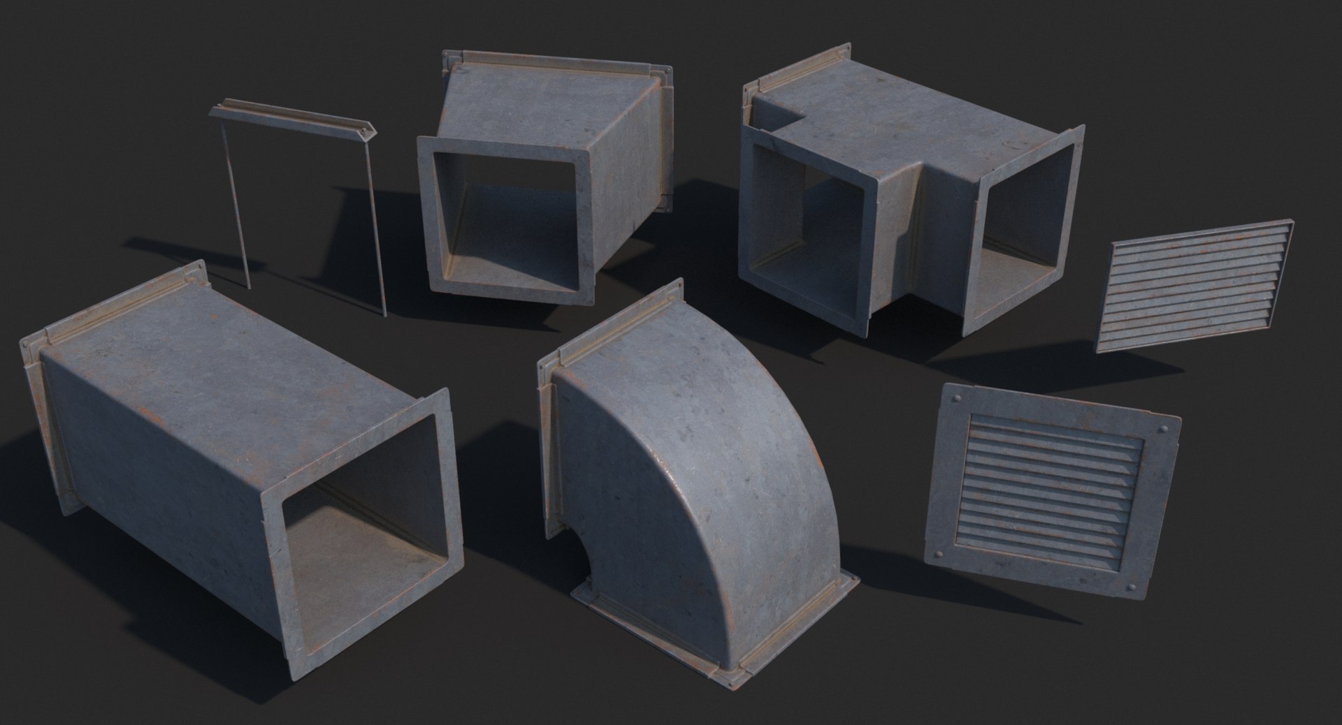 Air Duct 3D Model - TurboSquid 1400614