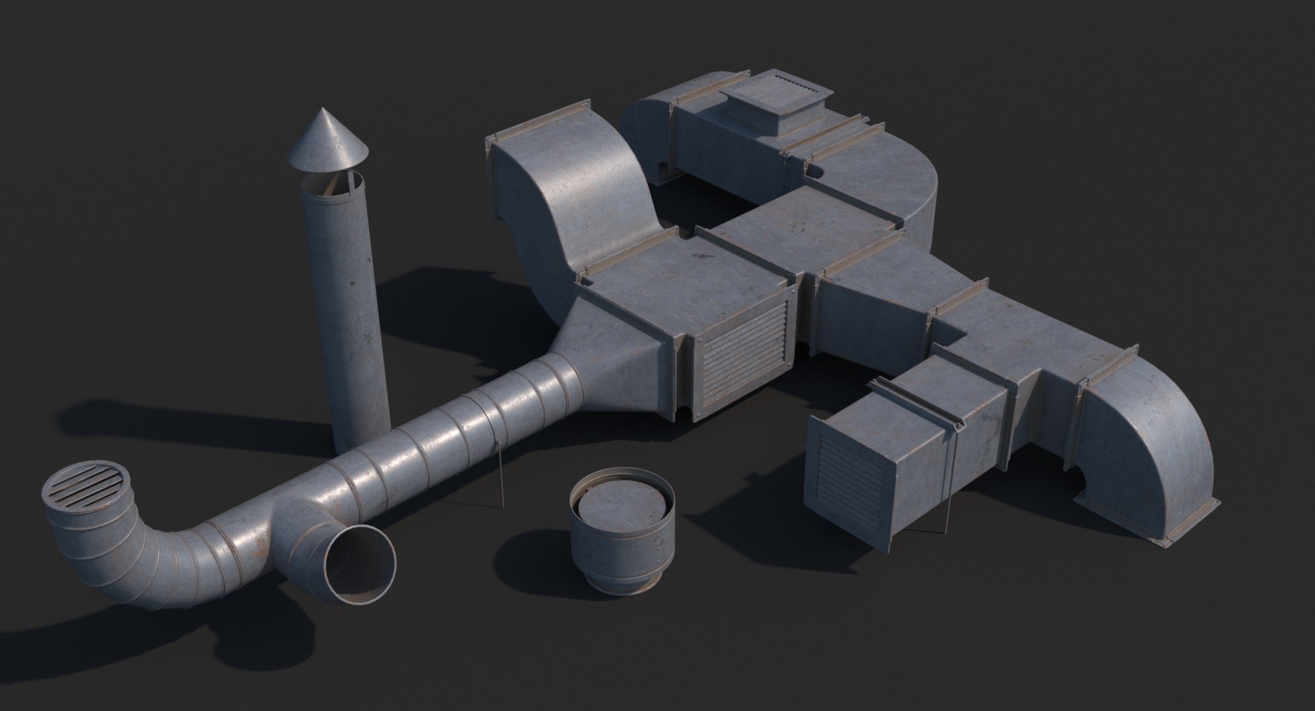 Air Duct 3D Model - TurboSquid 1400614