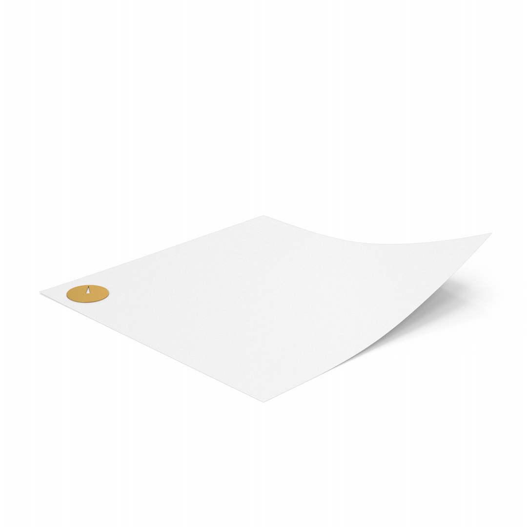 Sticky Note With Thumbtack 3D Model - TurboSquid 1838330