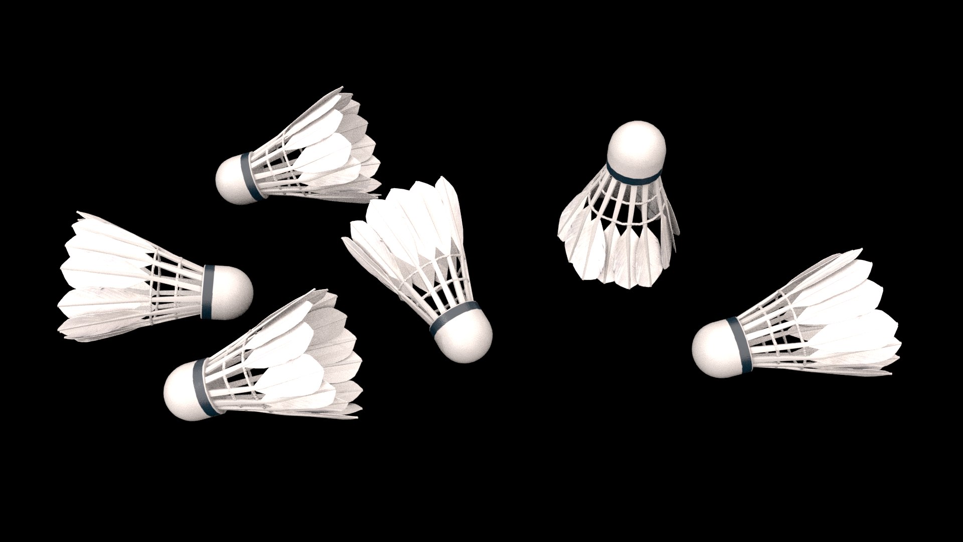 3D Badminton Shuttle Model - TurboSquid 2201011