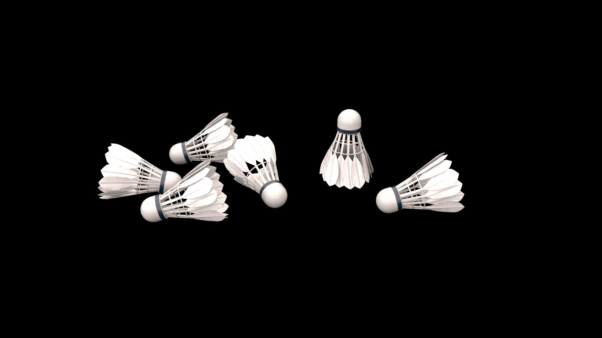 3D Badminton Shuttle Model - TurboSquid 2201011