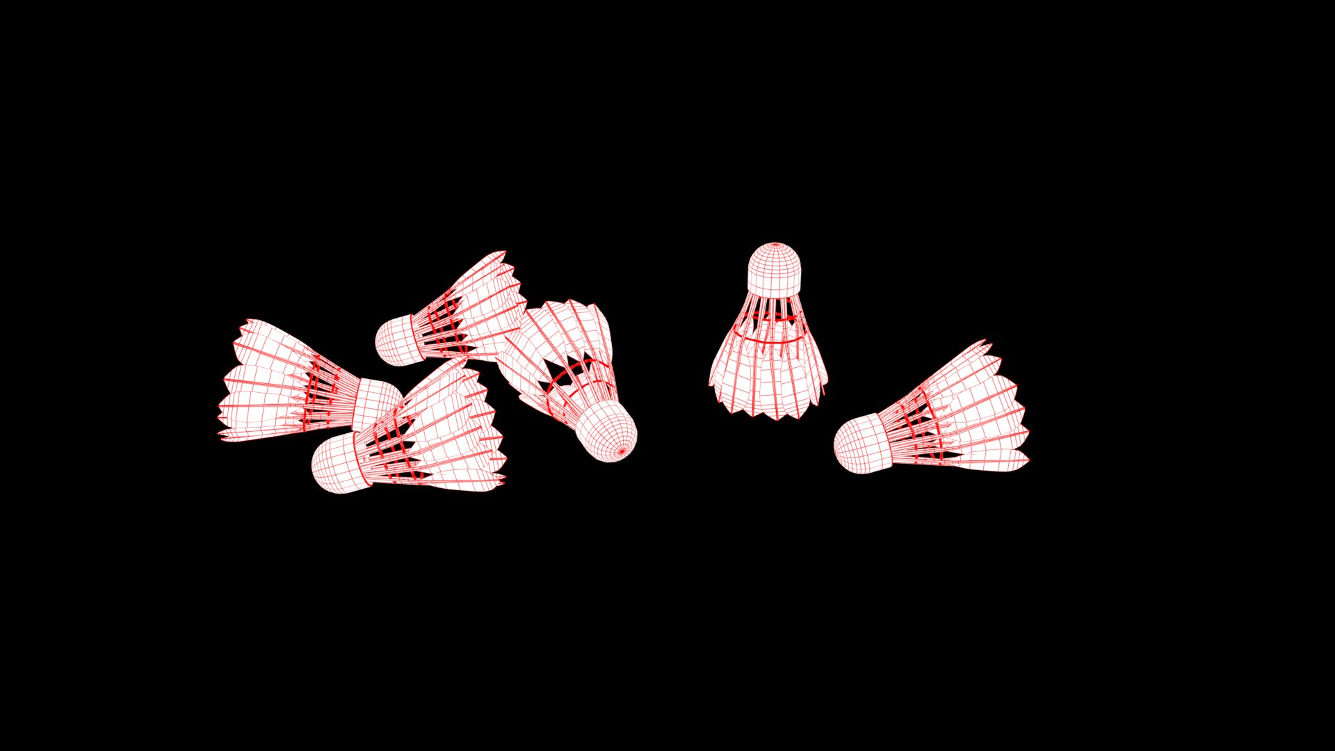 3D Badminton Shuttle Model - TurboSquid 2201011