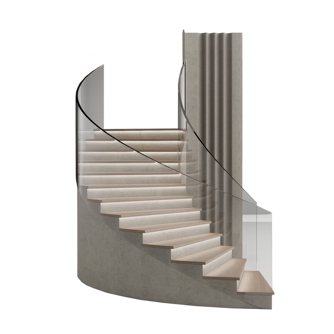 Stairs - Staircase 3D Model - TurboSquid 2089071
