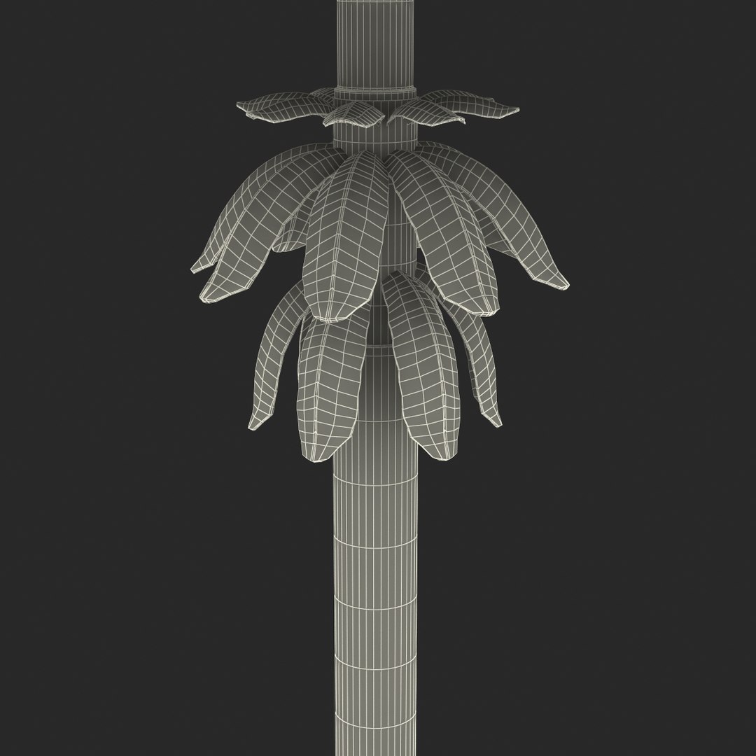 3d model table lamp monkey palm