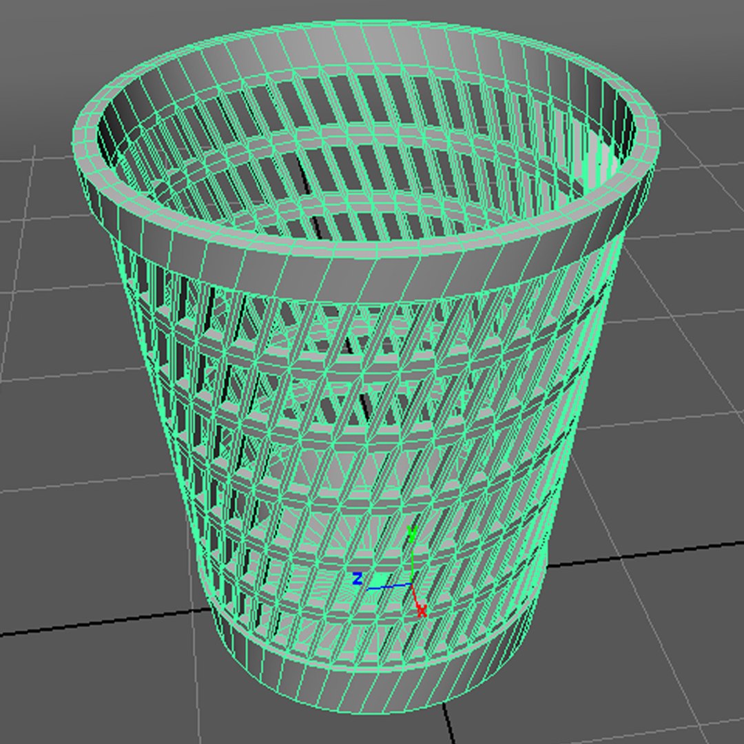 3d Garbage Bin