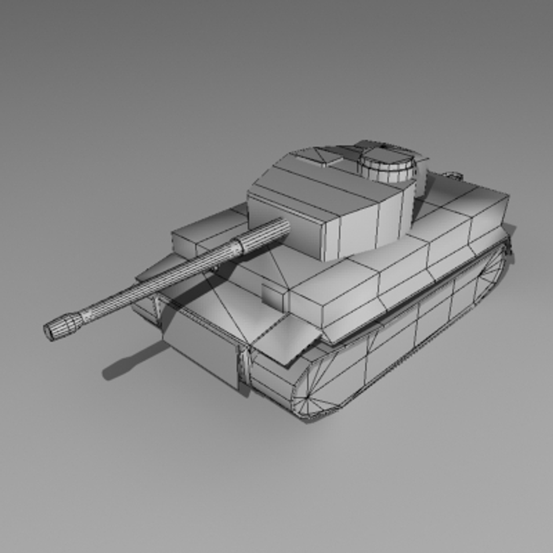 german tiger tank 3d model