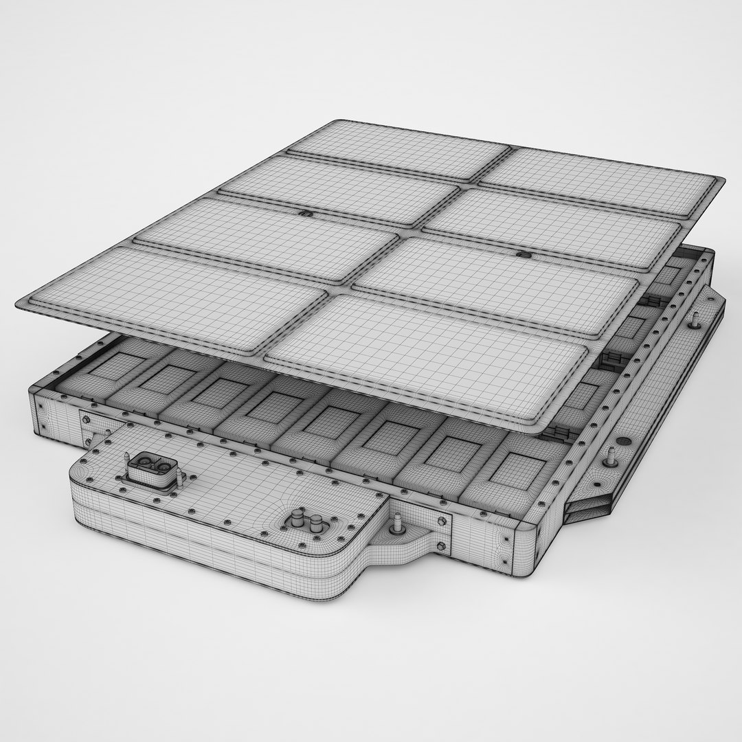Electric Cars Battery Generic 12 3D Model - TurboSquid 2246501