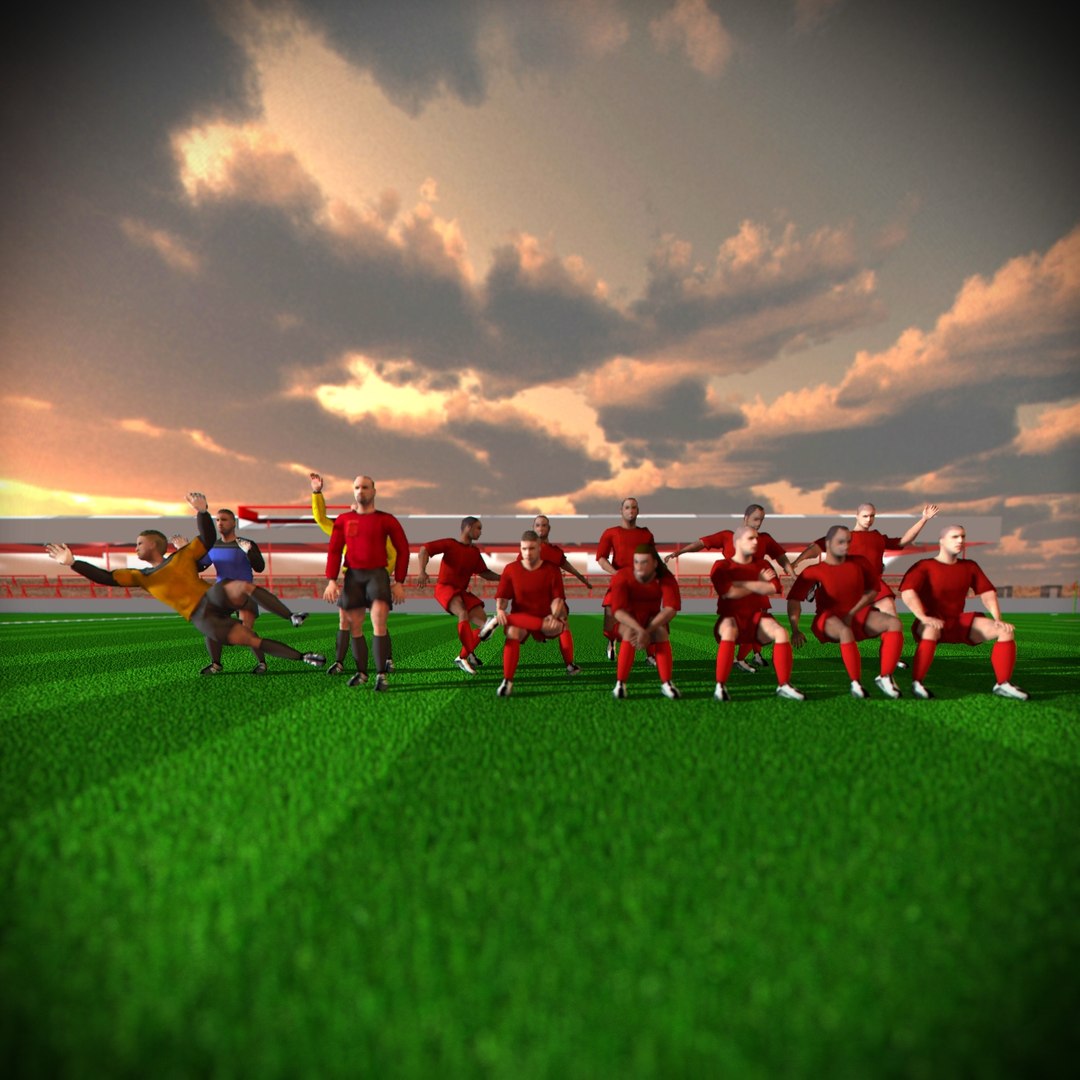Red Soccer Team Max