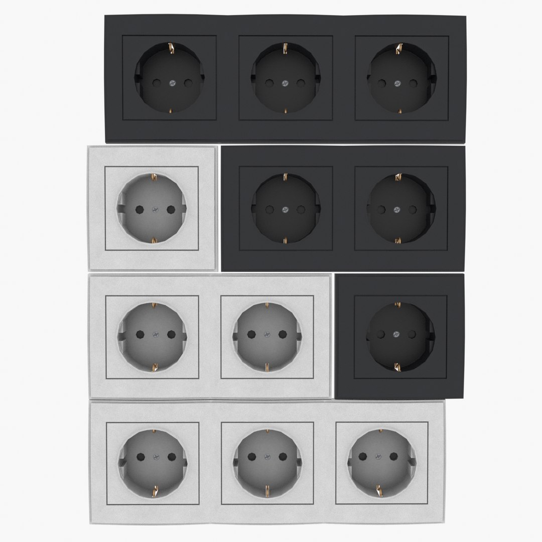 3D Model Sockets - TurboSquid 2079359