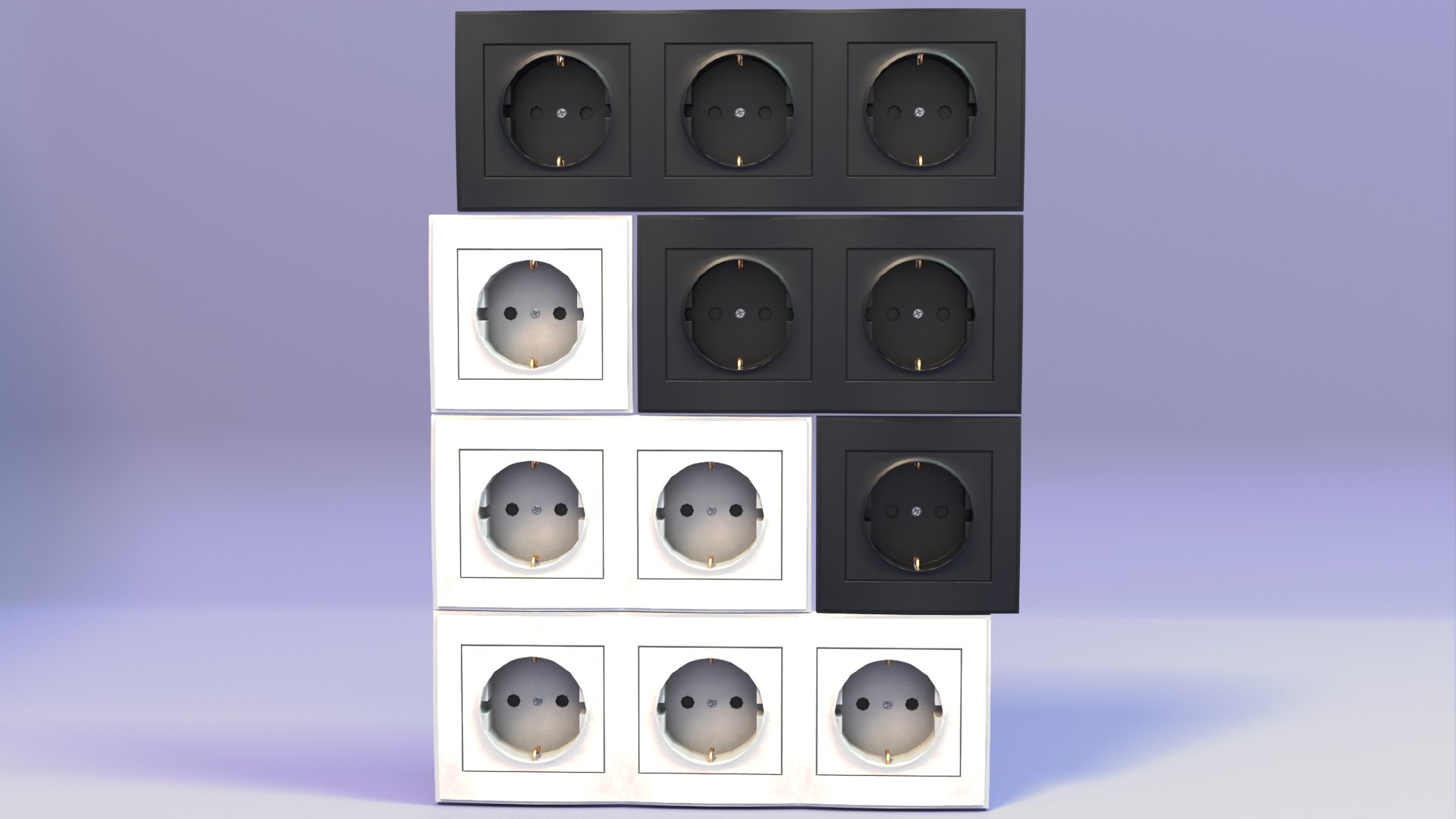 3D Model Sockets - TurboSquid 2079359