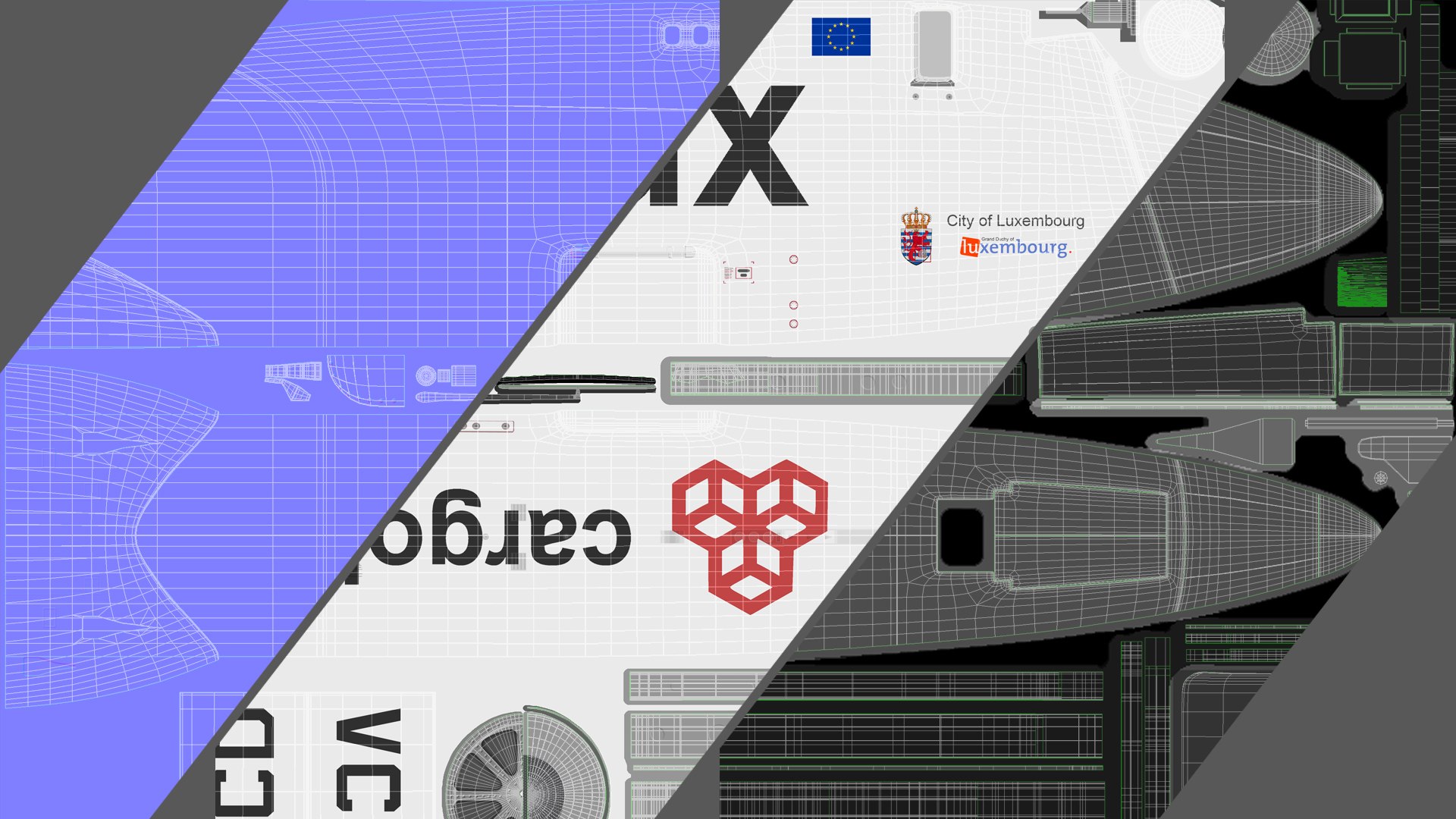 3D Model Boeing 747-8F Cargolux - TurboSquid 2409698