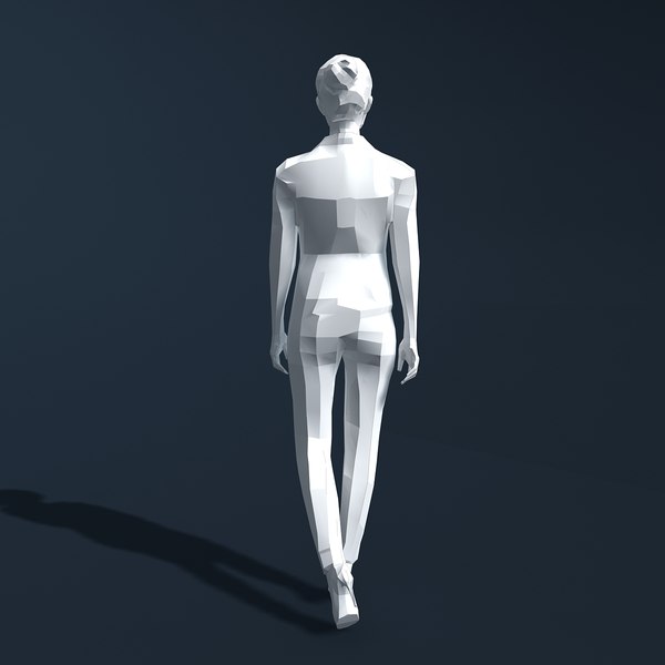 3d model of woman silhouette
