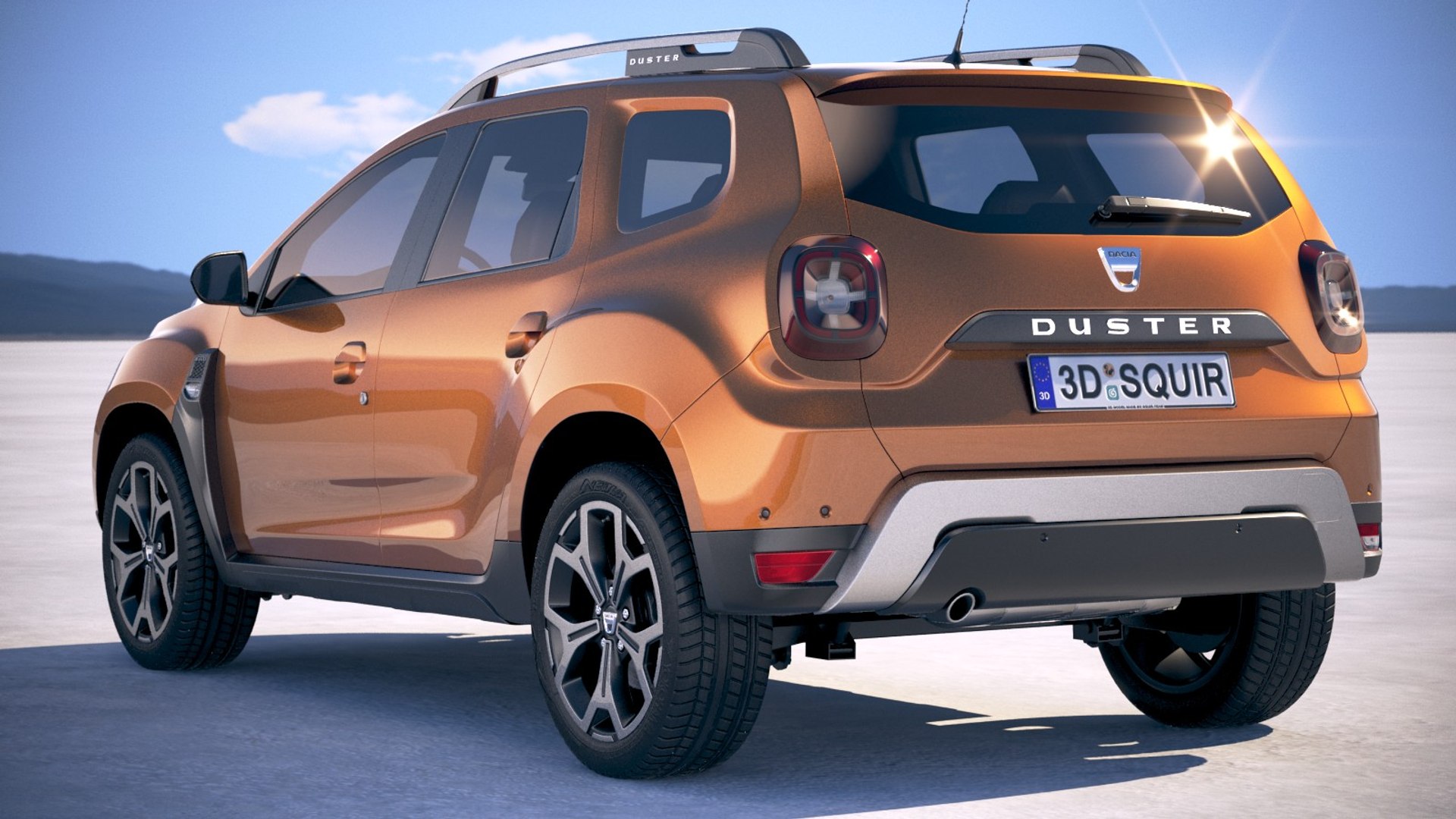 Dacia duster 2018 3D model - TurboSquid 1203657