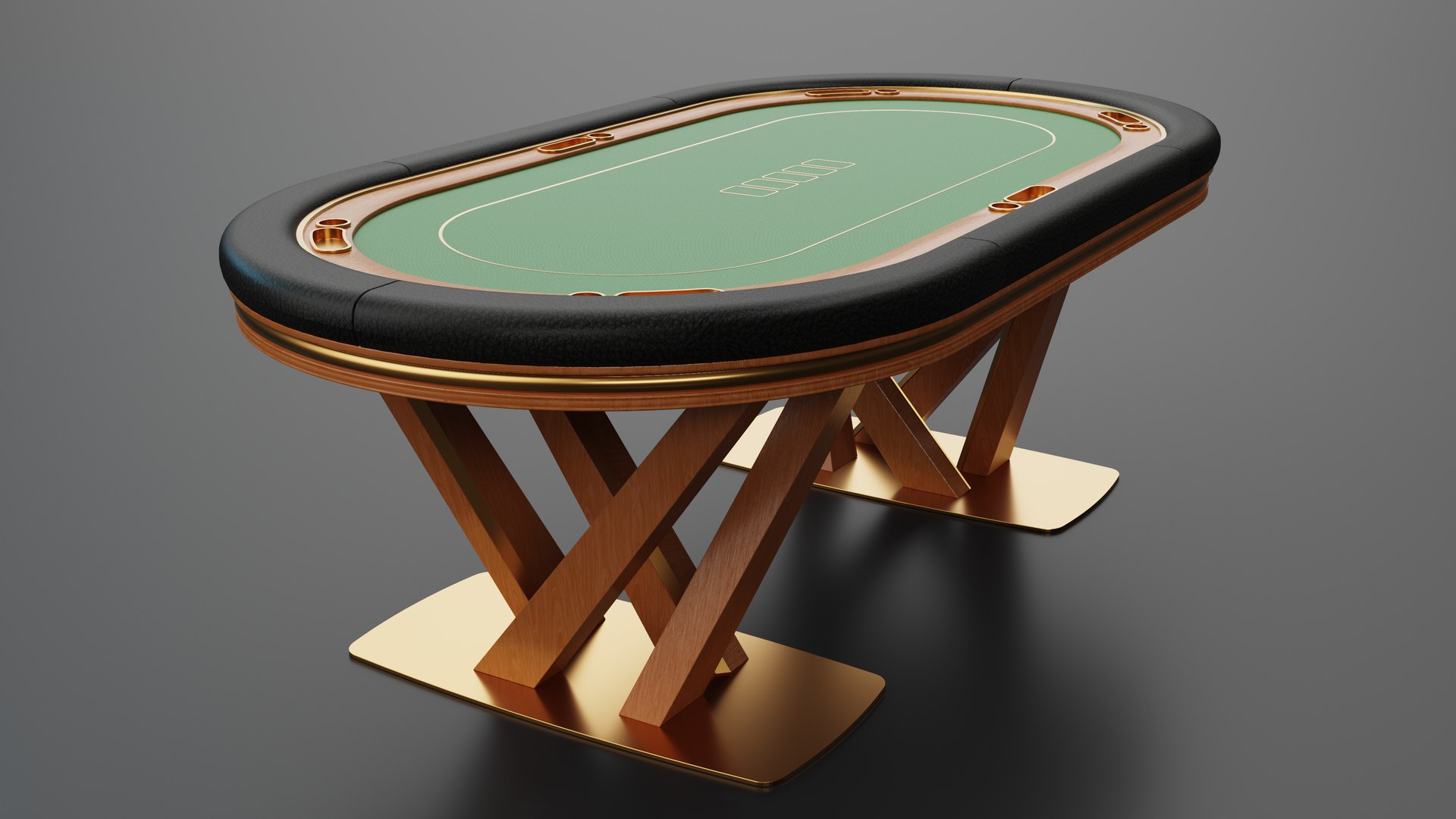 3D Poker Table High-End - TurboSquid 2349671