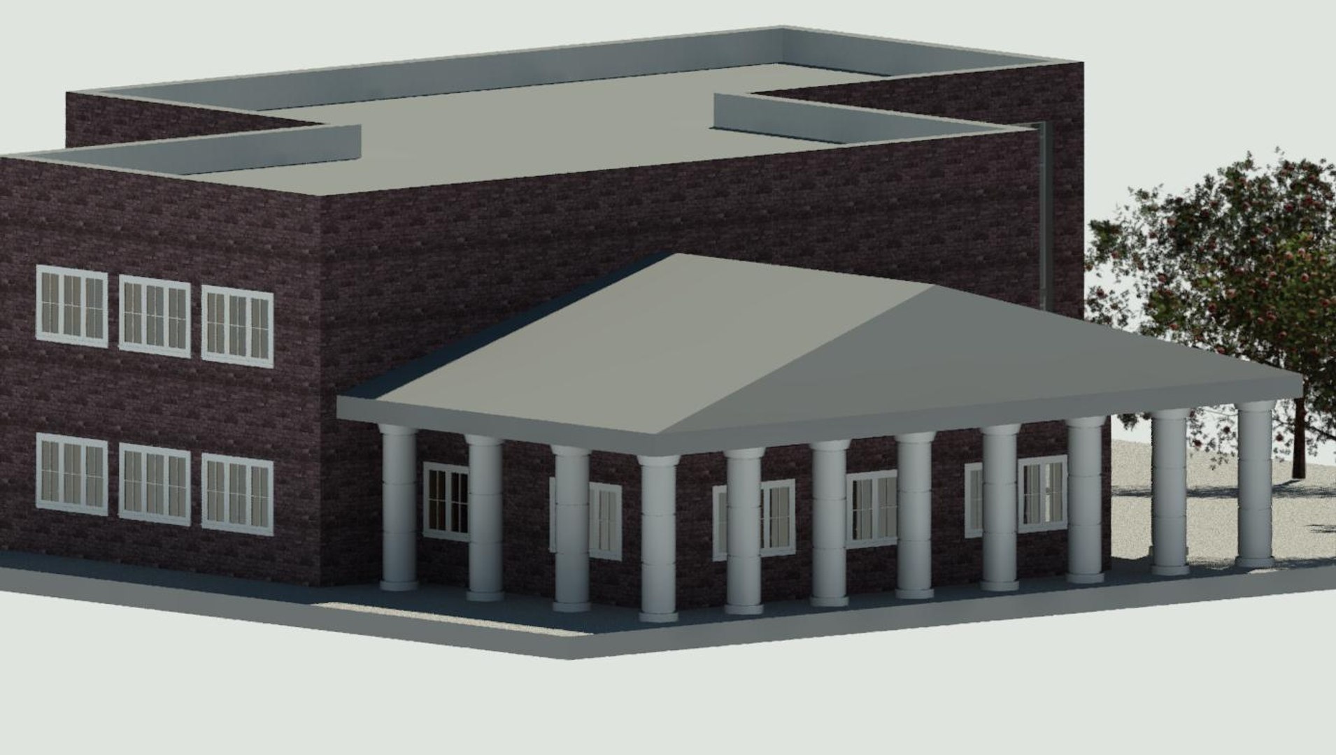 3D Architecture Office Building Model - TurboSquid 1566757