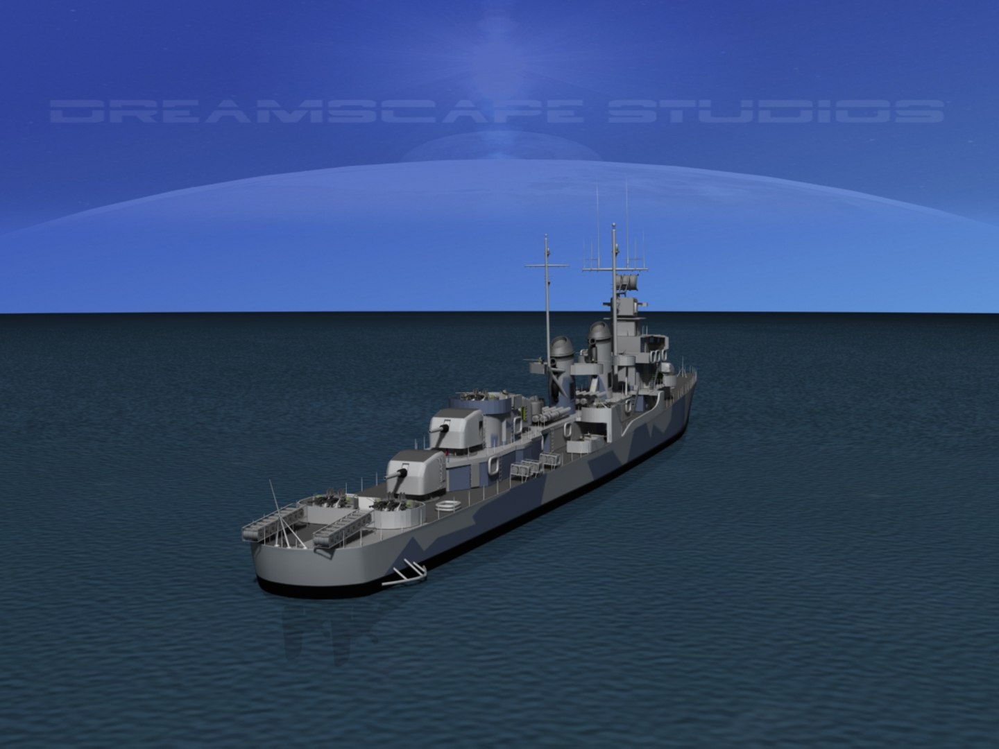 3d fletcher class destroyers
