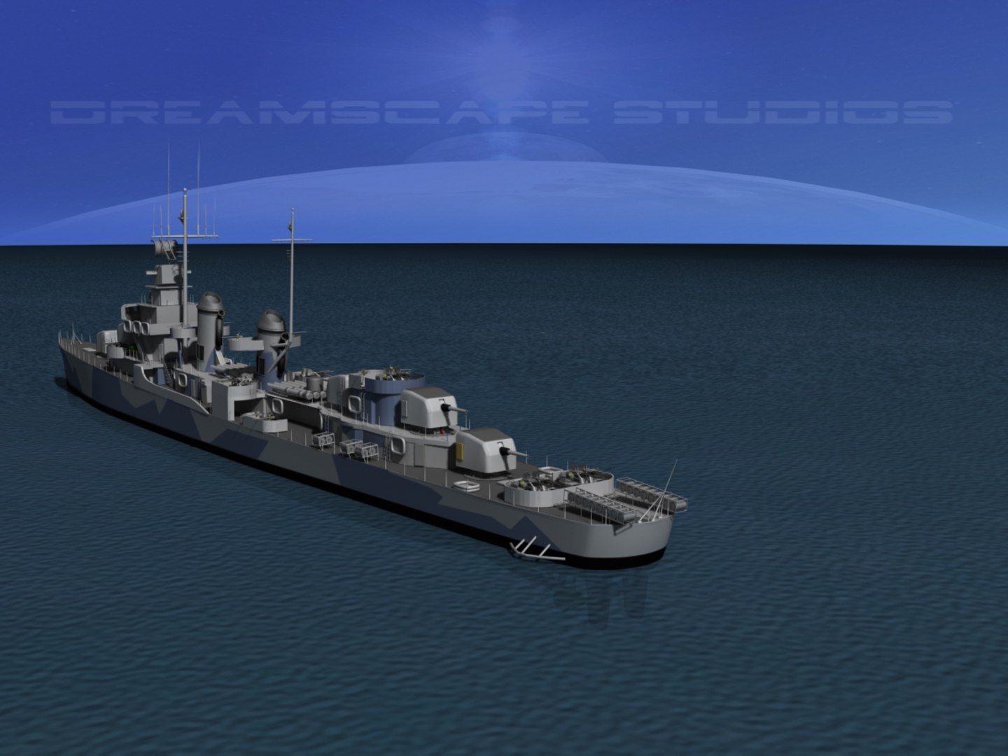 3d fletcher class destroyers