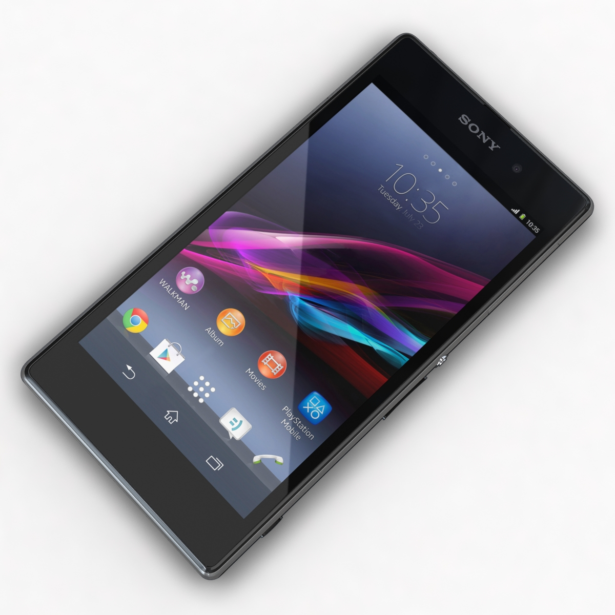 3d sony xperia z1 black model