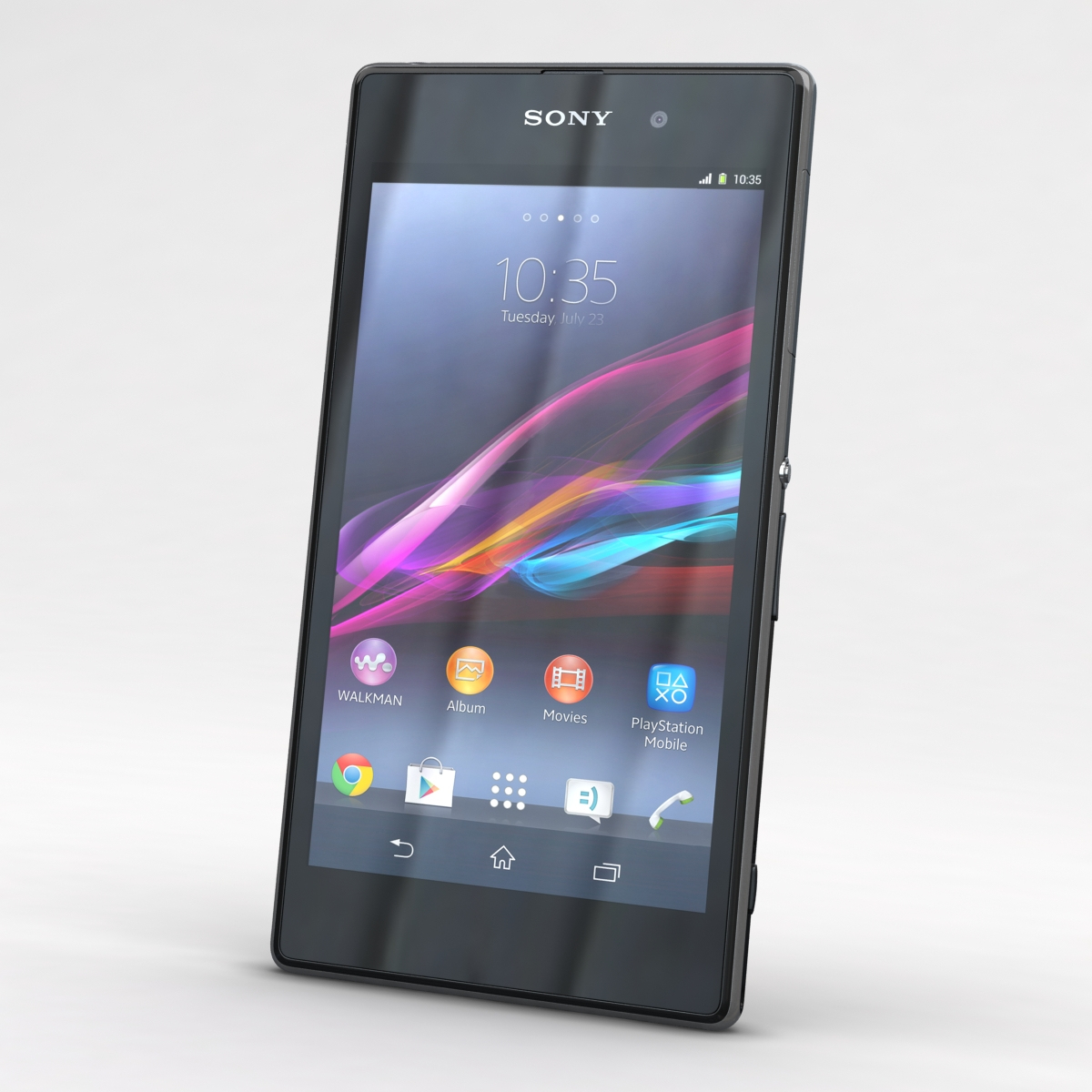 3d sony xperia z1 black model