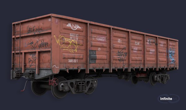 modelo 3d Vagón de ferrocarril - TurboSquid 1981289