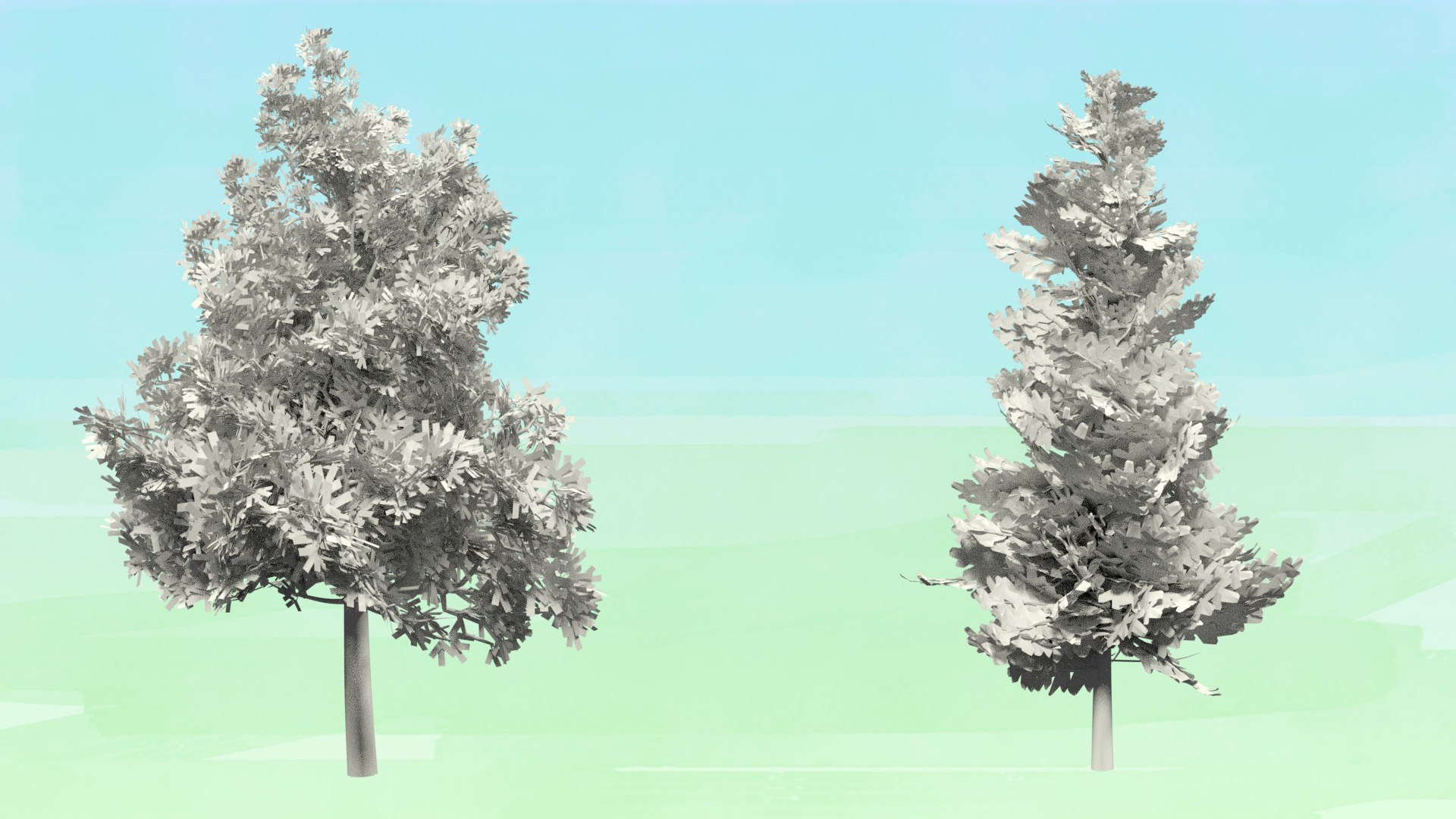Realistic Tree Pack 3D Model - TurboSquid 1285340