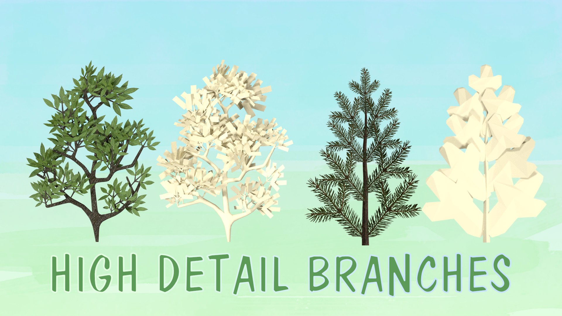 Realistic Tree Pack 3D Model - TurboSquid 1285340