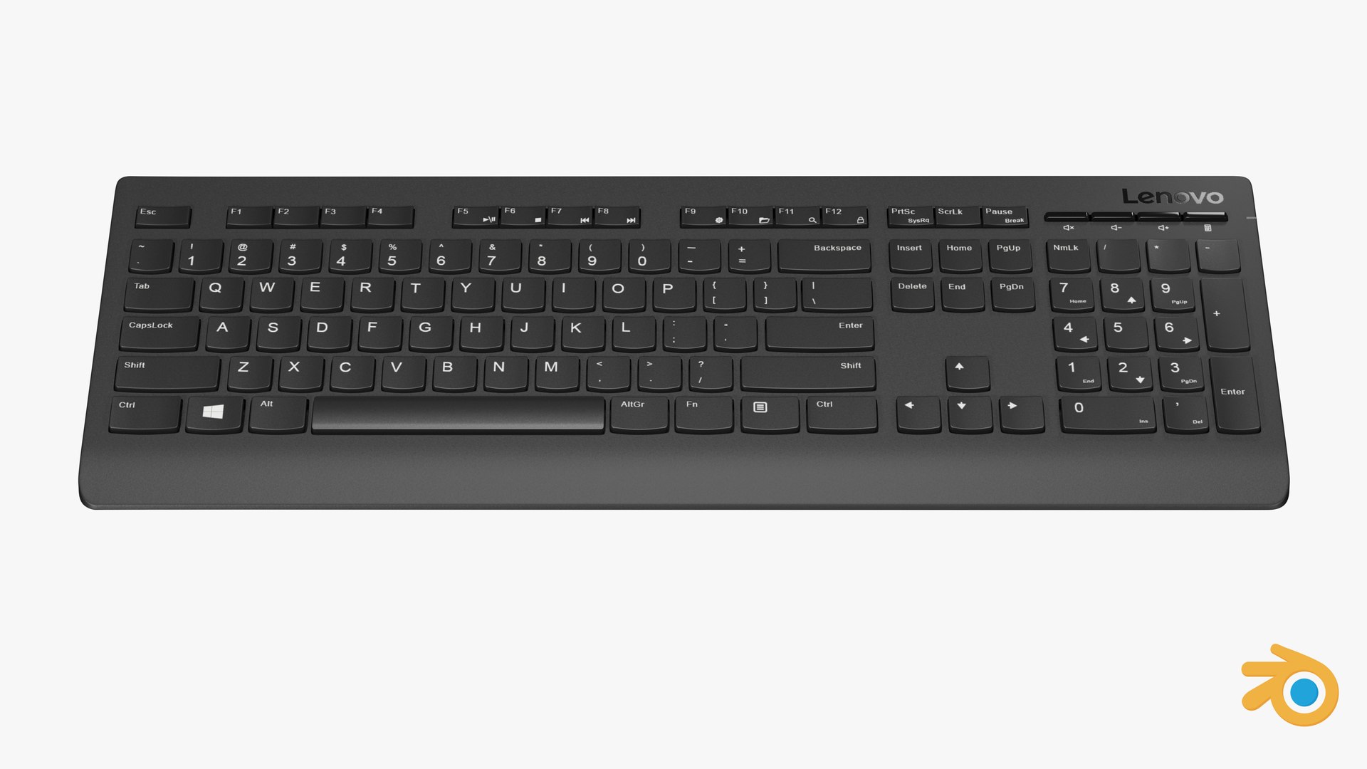 Detailed Computer Keyboard Lenovo 3D - TurboSquid 2158528