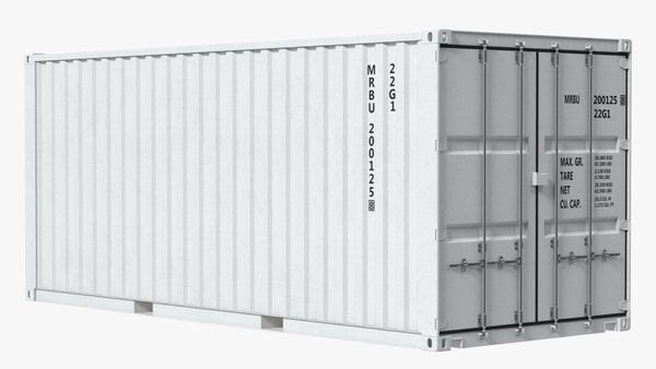 3d 20 ft iso container model