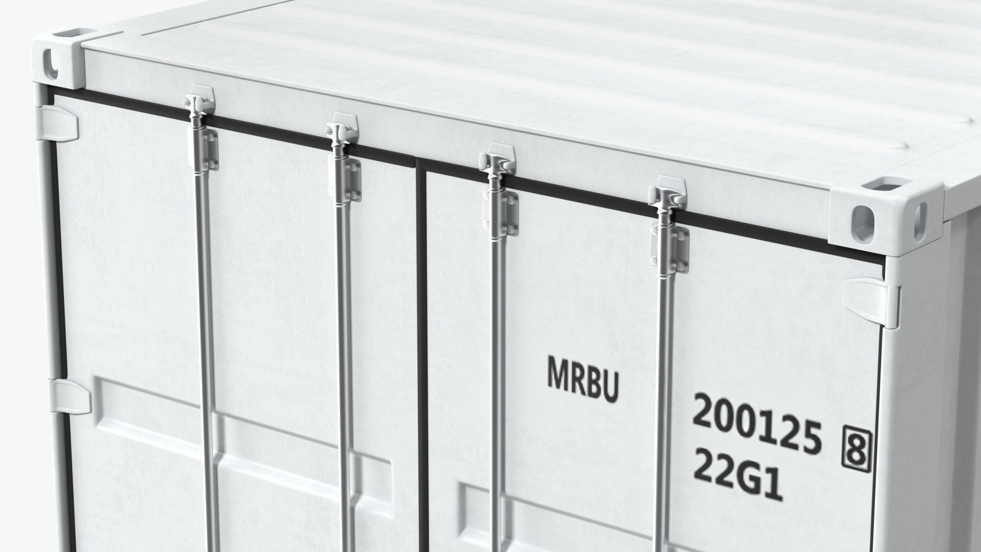 3d 20 Ft Iso Container Model