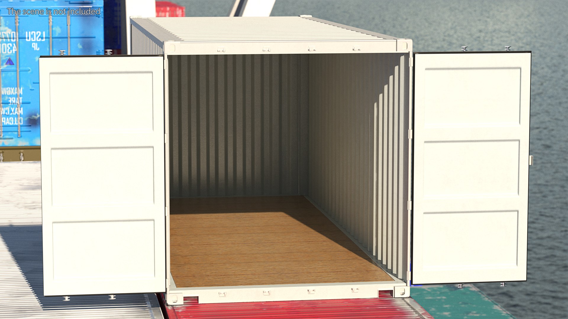 3d 20 Ft Iso Container Model