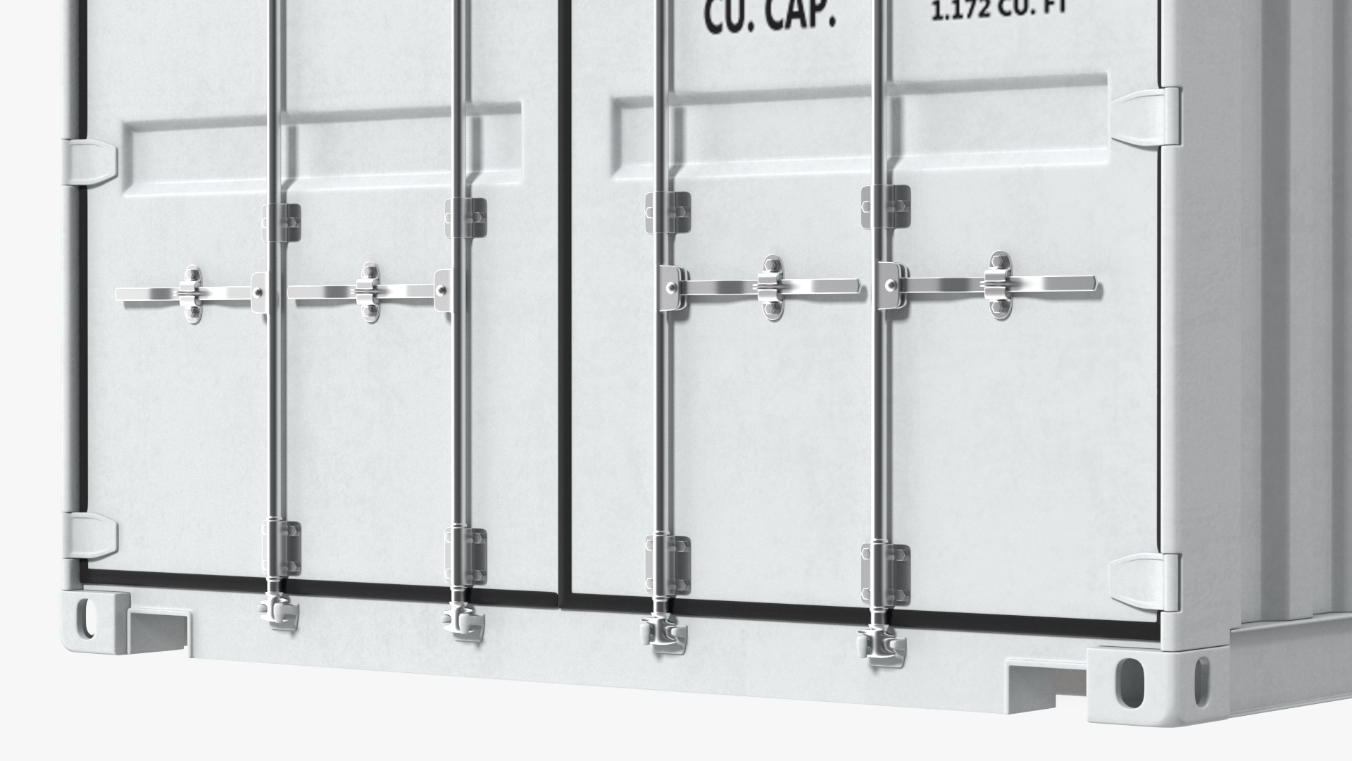 3d 20 Ft Iso Container Model