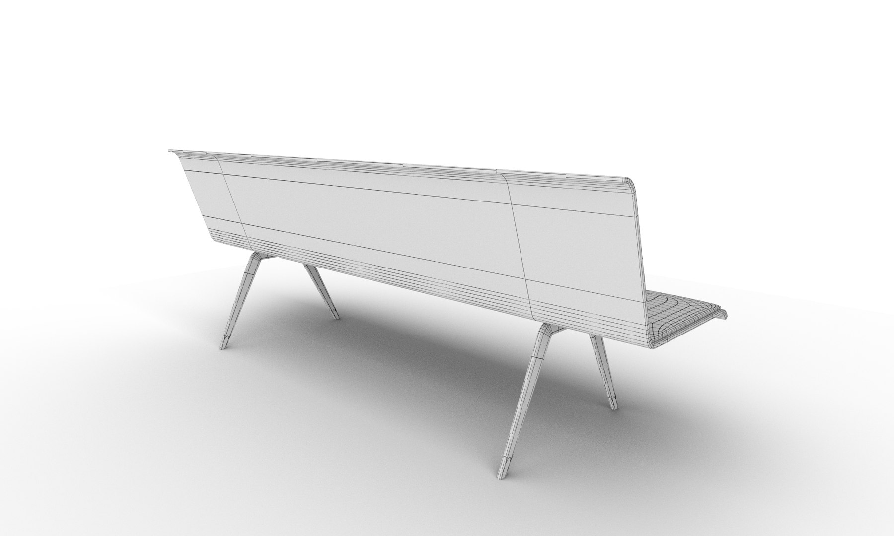 Zinta Eating Bench Furniture Model - TurboSquid 1664819