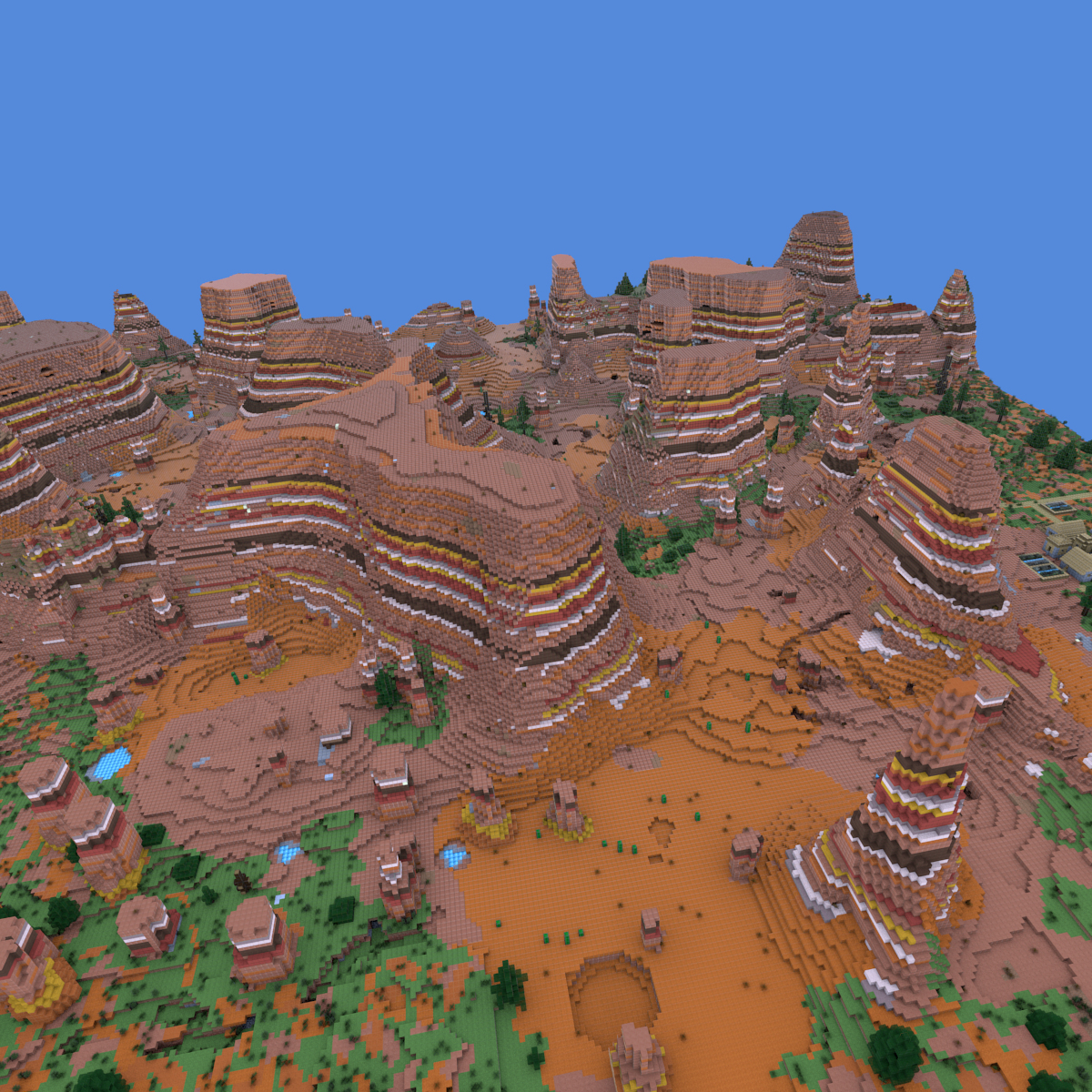 modelo 3d Badlands de Minecraft gratis - TurboSquid 1333750
