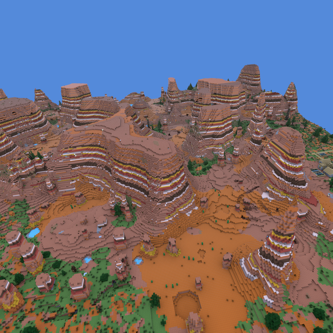 modelo 3d Badlands de Minecraft gratis - TurboSquid 1333750
