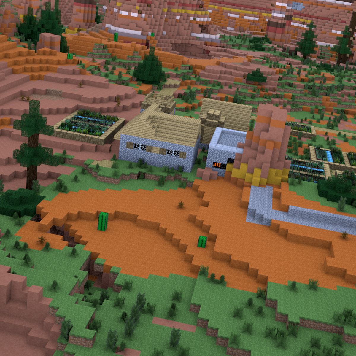 modelo 3d Badlands de Minecraft gratis - TurboSquid 1333750