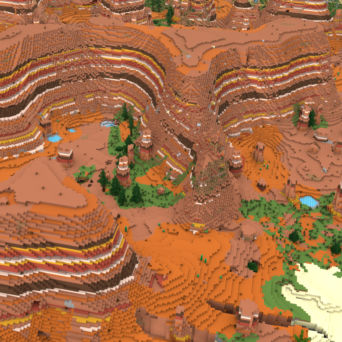 modelo 3d Badlands de Minecraft gratis - TurboSquid 1333750