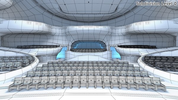 Conference Hall 3D model - TurboSquid 1794433