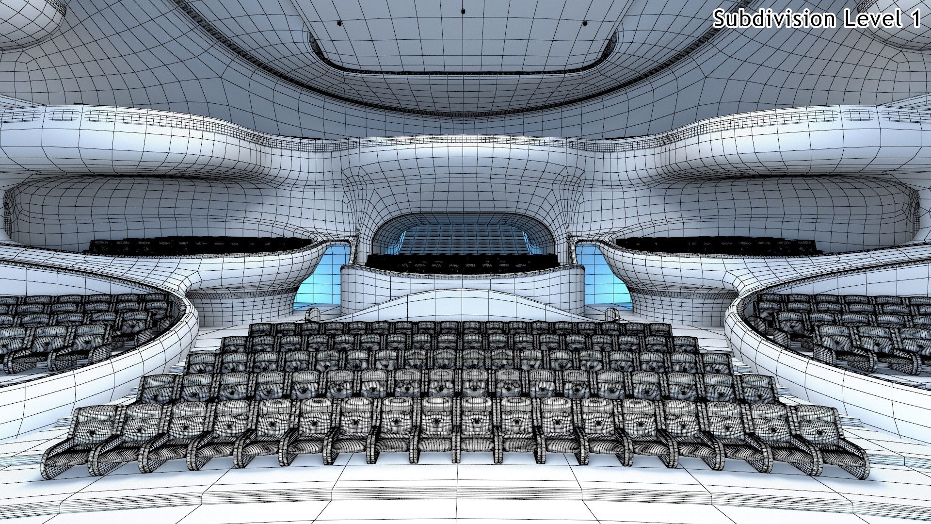 Conference Hall 3D Model - TurboSquid 1794433