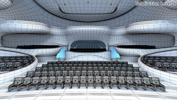 Conference Hall 3D model - TurboSquid 1794433