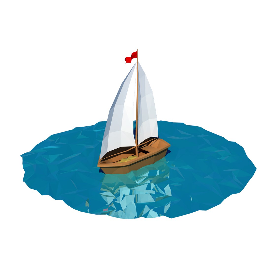 3d Boat Cartoon